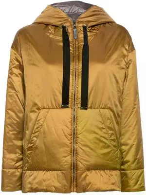 Max Mara Zipped Hooded Jacket - Yellow