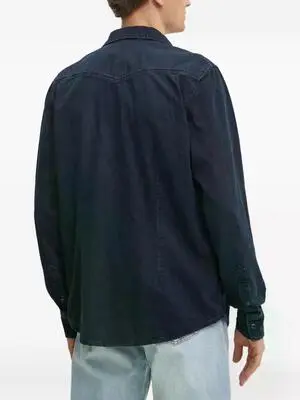 Karl Lagerfeld Denim Flap-pocket Shirt