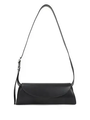JIL SANDER Small Cannolo Shoulder Bag - Black