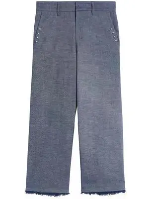 Max Mara Frayed Trousers