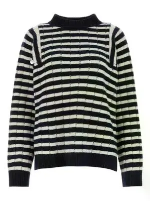 max mara - Striped Bird Sweater