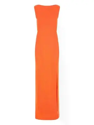 Max Mara Open-back Dress - Orange