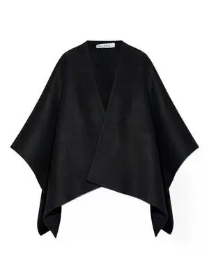 Max Mara Draped Cape - Black