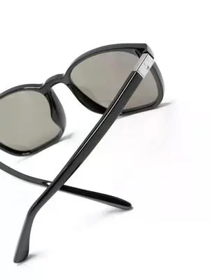 POLO RALPH LAUREN EYEWEAR Round-frame Logo-engraved Sunglasses