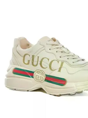 Gucci Rhyton Leather Sneakers