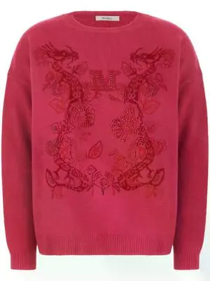 Max Mara Rhinestone-embellished Sweater