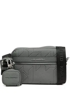 Karl Lagerfeld K/urban Monogram Camera Bag - Grey
