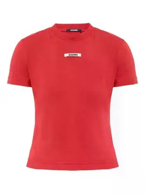 Jacquemus Logo-tag Short-sleeve T-shirt