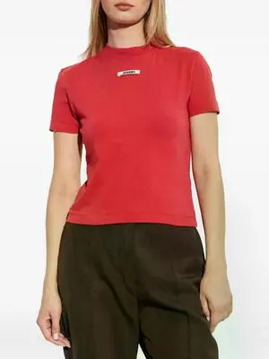Jacquemus Logo-tag Short-sleeve T-shirt
