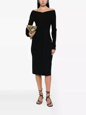 Stella McCartney Off-shoulder Midi Dress