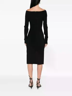 Stella McCartney Off-shoulder Midi Dress