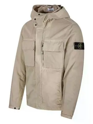 Stone Island Hooded Pocket Jacket - Neutrals