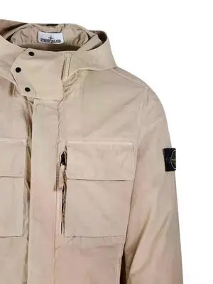 Stone Island Hooded Pocket Jacket - Neutrals