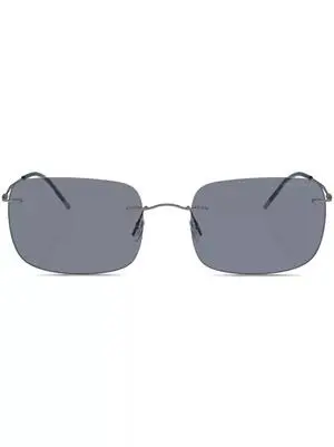 Giorgio Armani Square-frame Sunglasses - Silver