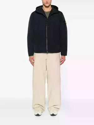 Stone Island Compass-motif Jacket - Blue