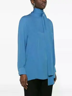 Gucci Pussy-bow Collar Silk Blouse