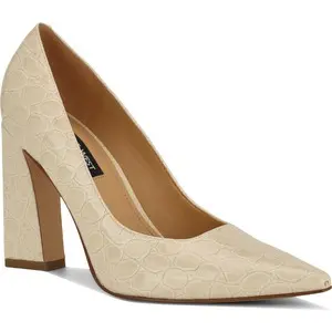 Women's Pointed Toe Block Heel Pumps