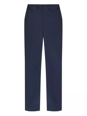 EA7 Logo-print Tapered Trousers - Blue