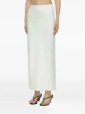 Auralee Slit Midi Skirt
