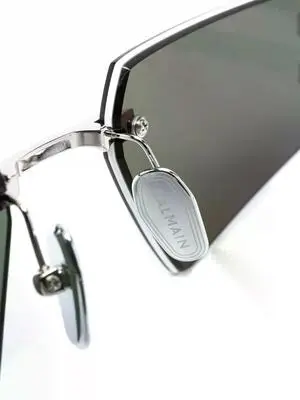 Balmain Geometric Double-arm Sunglasses