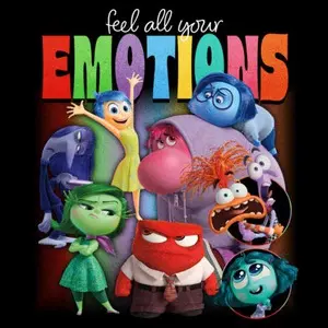 INSIDE OUT 2 Feel All Your Emotions" Short Sleeve Graphic T-shirt
