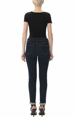 KIMI + KAI Square Neck Bodysuit - Black