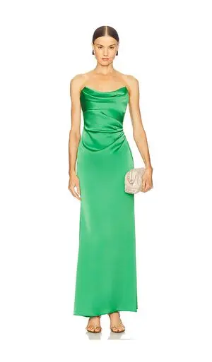 Katie May Taylor Gown - Emerald