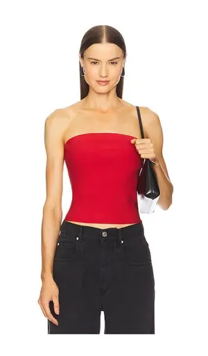 Simkhai Nicole Tube Top - Crimson