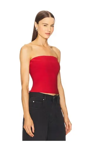 Simkhai Nicole Tube Top - Crimson