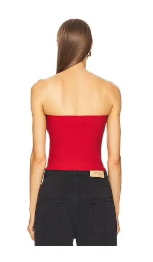 Simkhai Nicole Tube Top - Crimson