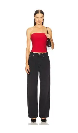 Simkhai Nicole Tube Top - Crimson