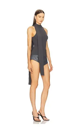 Lapointe Matte Viscose Halter Neck Top