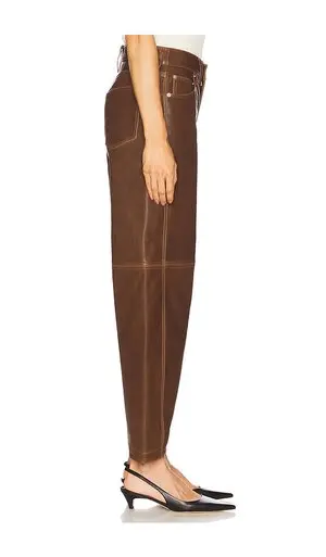 Simkhai Waldon Curved Leg Pant - Cocoa