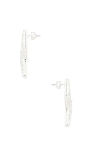 Ettika Statement Starfish Stud Earrings - Silver