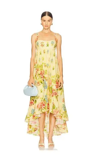 Hemant & Nandita Floral Poplin Maxi Dress