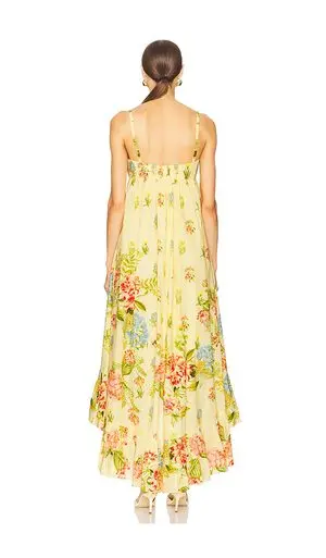 Hemant & Nandita Floral Poplin Maxi Dress