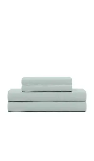 Barefoot Dreams Queen Washed Bamboo Sheet Set In Sage