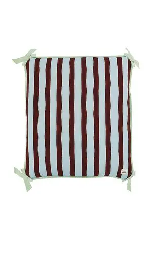 DAMSON MADDER Pet Bed In Blue - Multi Stripe