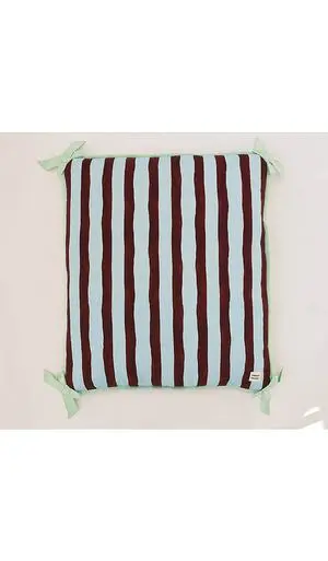 DAMSON MADDER Pet Bed In Blue - Multi Stripe