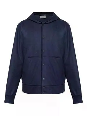 Moncler Hooded Button-fastening Sweater