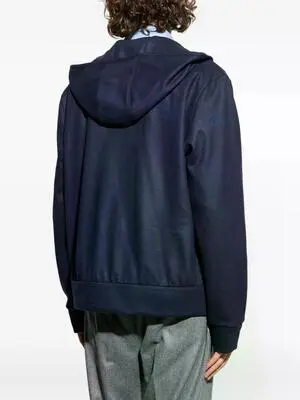 Moncler Hooded Button-fastening Sweater