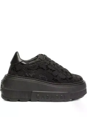 Casadei Lace Platform Sneakers