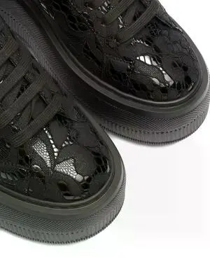 Casadei Lace Platform Sneakers