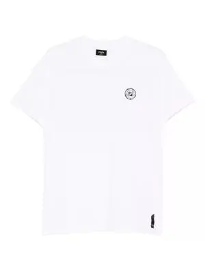 Fendi Logo-patch T-shirt