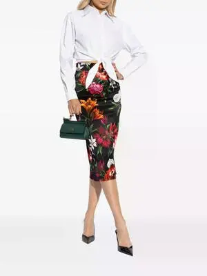 Dolce & Gabbana Floral-print Pencil Skirt - Multicolour