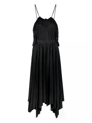 Moschino Pleated Ruffled Dress