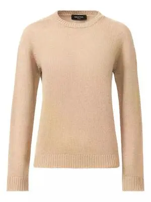 Fabiana Filippi Round-neck Cashmere Jumper - Neutrals