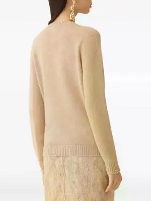 Fabiana Filippi Round-neck Cashmere Jumper - Neutrals