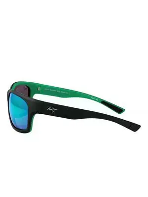 Maui Jim Rectangle Mirrored Sunglasses