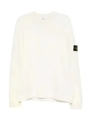 Stone Island Compass-motif Sweater - Neutrals